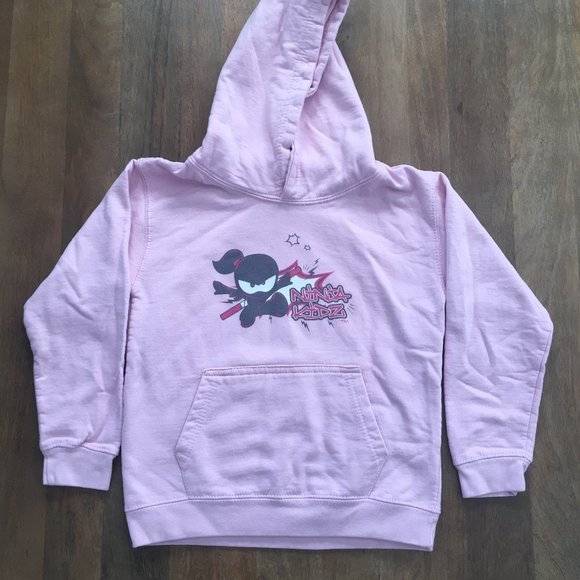 Ninja Kidz | Shirts & Tops | Ninja Kidz Pink Hoodie With Sparks Logo ...